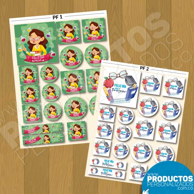 Stickers Día del Profesor | Productos Personalizados